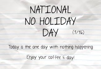 Did you look at the Calendar? – "Care More Today"